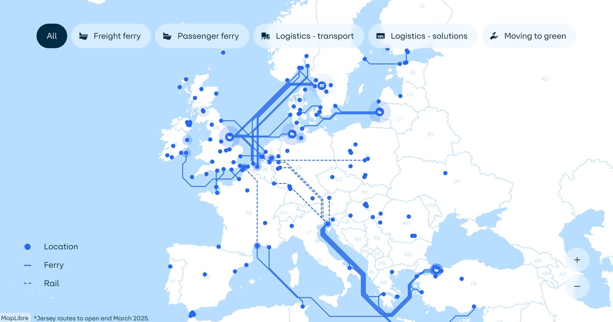 DFDS Activity Map